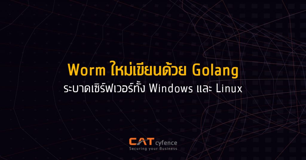 Worm ใหม่เขียนด้วย Golang ระบาดในเซิร์ฟเวอร์ Windows และ Linux - NT cyfence