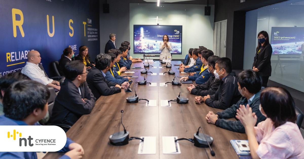 NT cyfence จัดงาน Discovering CSOC - Expanding Cybersecurity Frontier - NT cyfence ผู้ให้บริการ ...